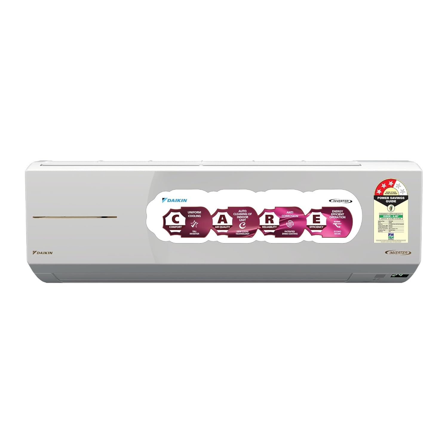 Daikin 1.5 Ton 3 Star, New star rated, Hot & Cold Inverter Split AC (C ...
