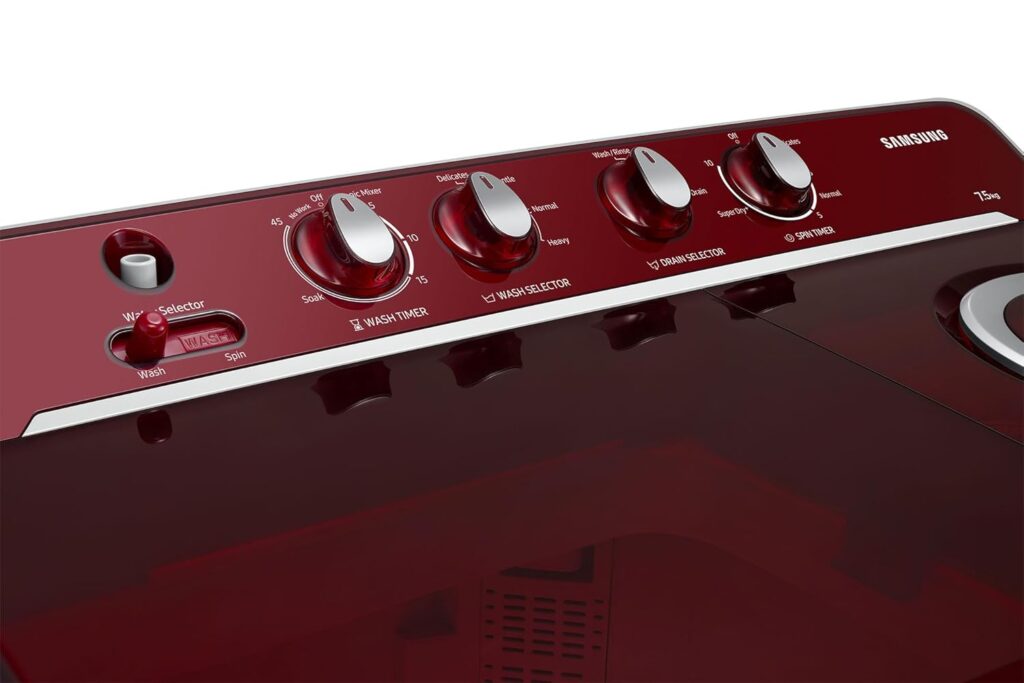 Samsung 7.5 Kg Inverter 5 Star Semi Automatic Top Load Washing Machine ...